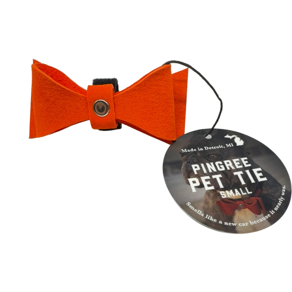 Upcycled Leather Bow Tie for Dogs & Cats – Pingree Detroit Upcycled ...