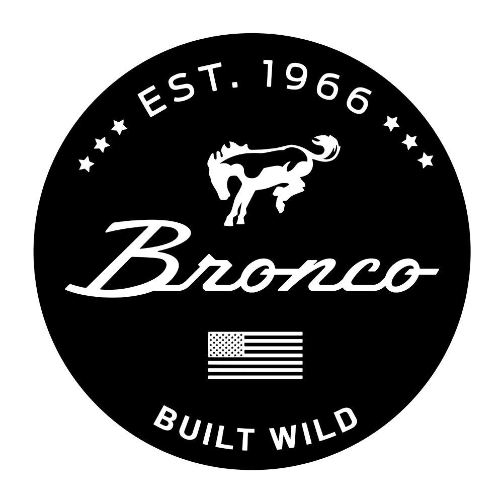 Sticker - Ford Bronco Built Wild - Round – Pingree Detroit Sticker ...